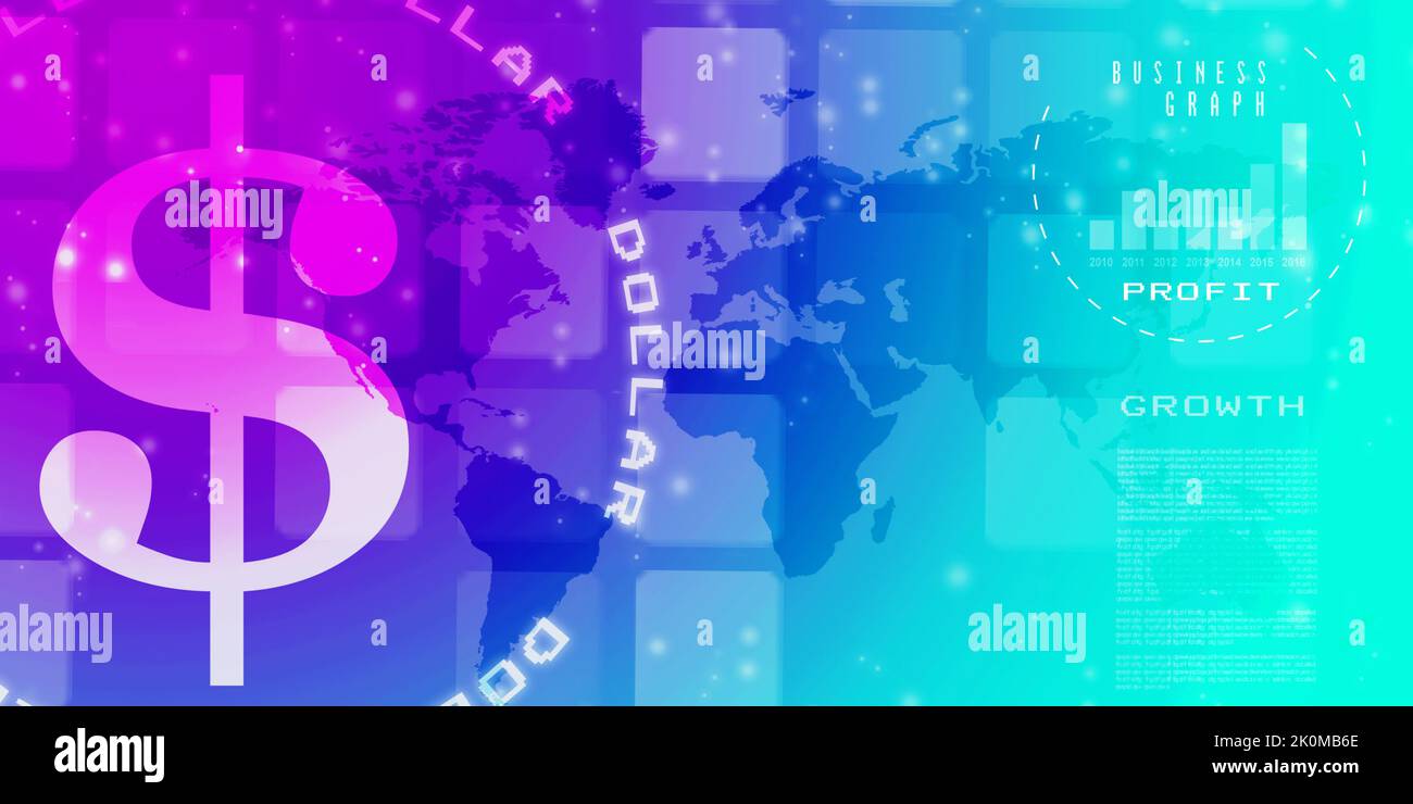 2d rendering usd Dollar symbol Stock Photo - Alamy