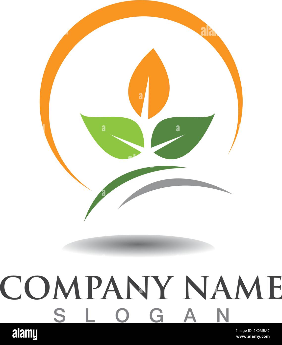 Tree leaf vector logo design eco friendly concept Stock Vector Image ...