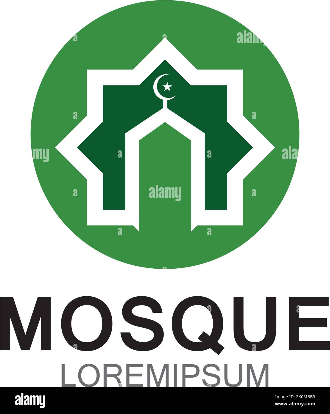Modern mosque logo symbol or icon template Stock Vector Image & Art - Alamy