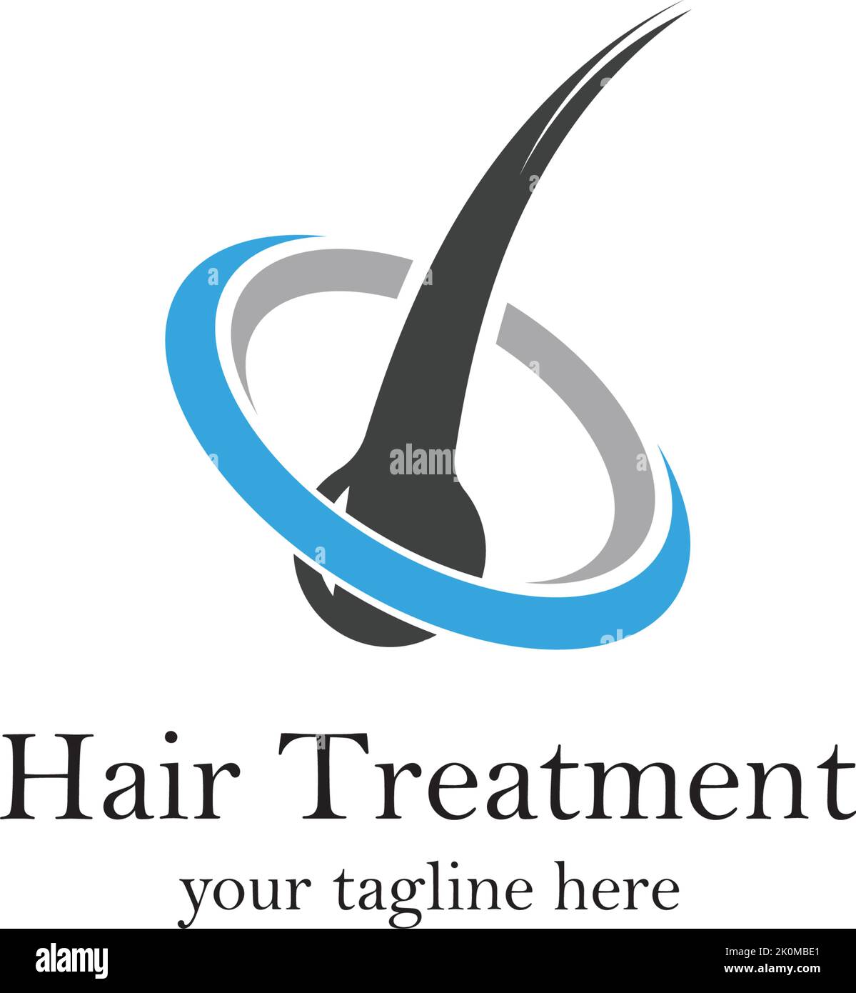 Hair treatment logo vector icon template Stock Vector Image & Art - Alamy