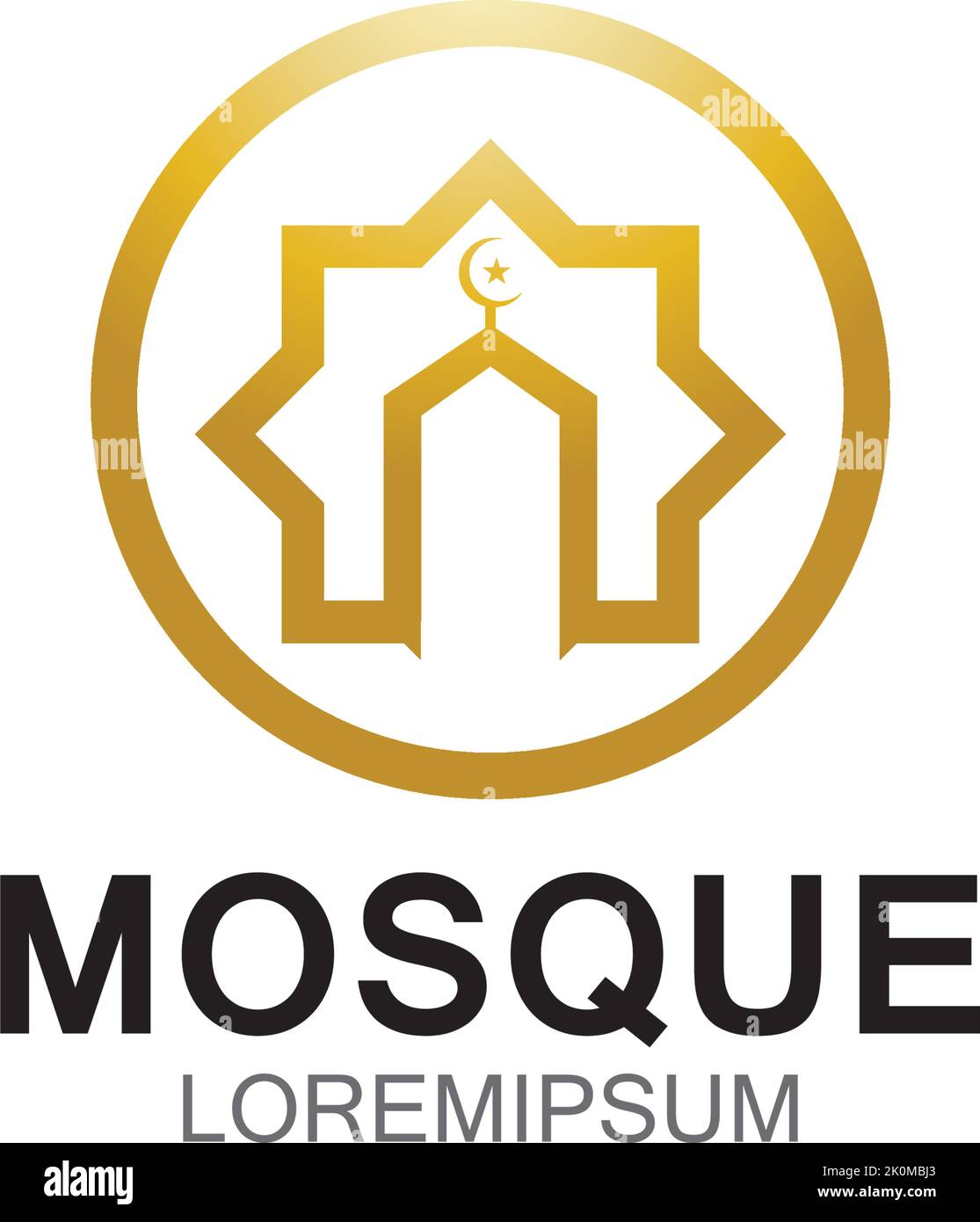 Mosque logo hi-res stock photography and images - Alamy
