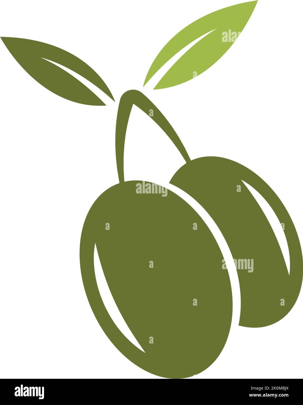 Olive logo template vector icon illustration design Stock Vector Image ...