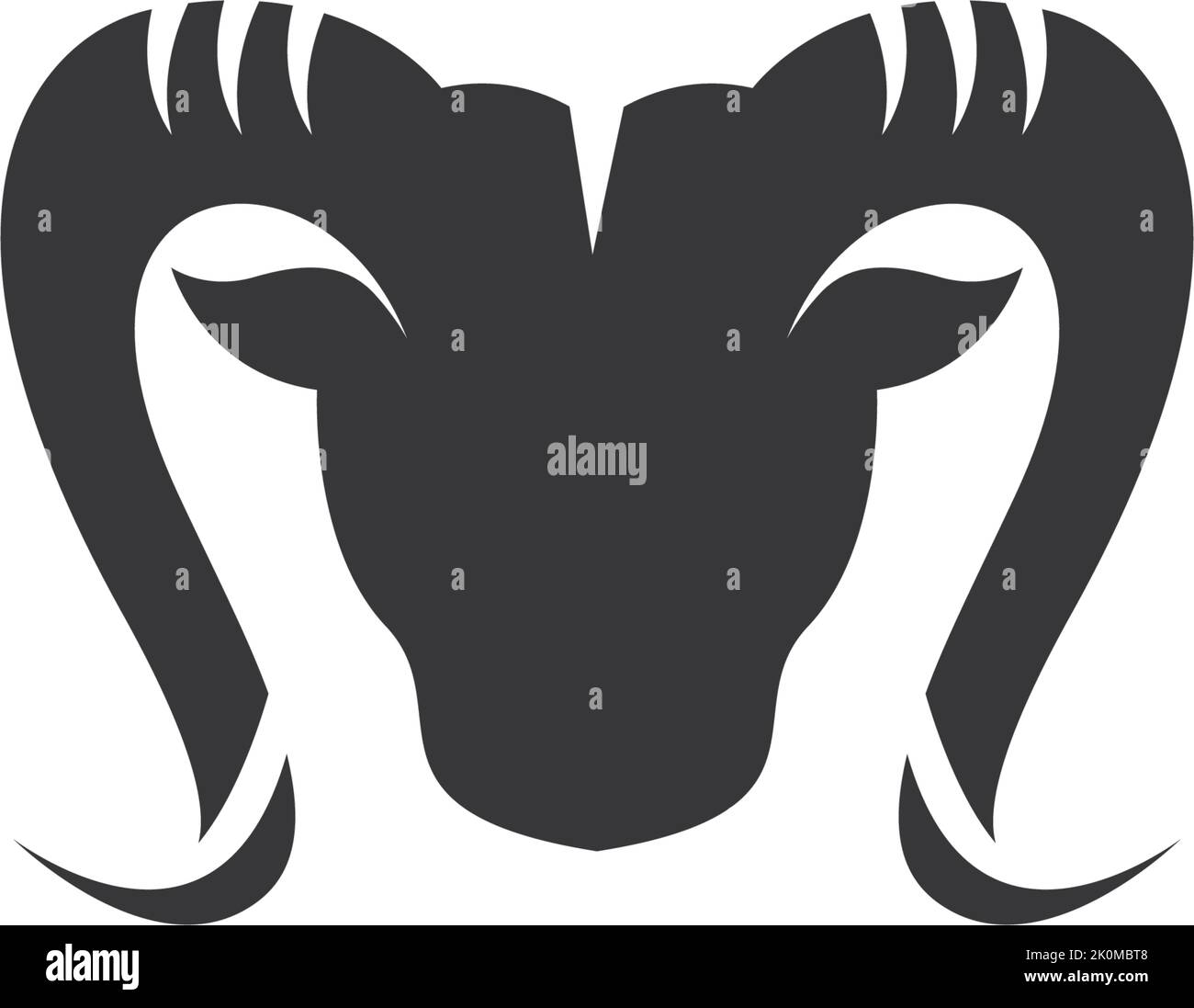 Ram Horns Vector logo Icons Template Stock Vector Image & Art - Alamy