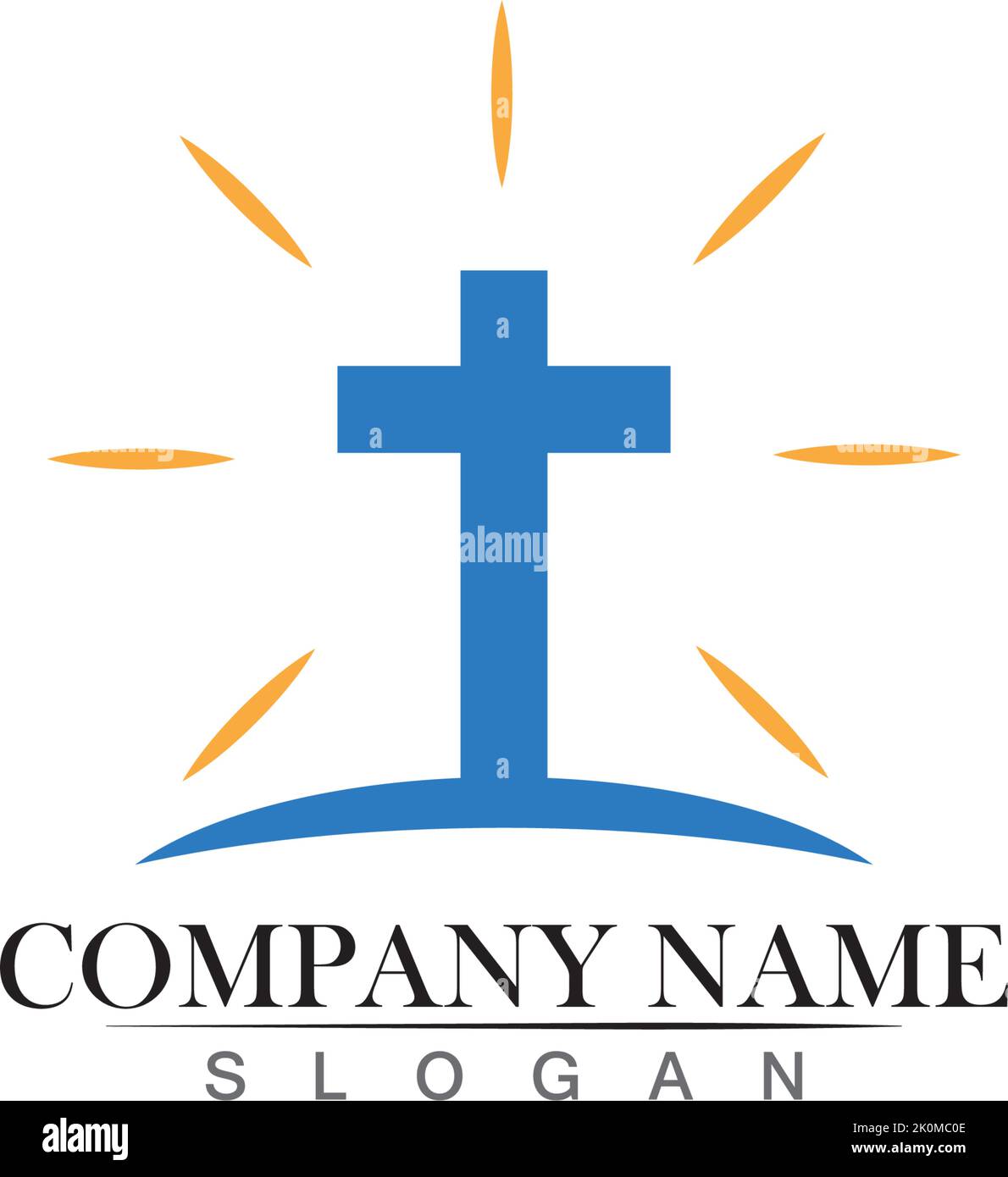 Church logo template design vector illustration Stock Vector Image ...