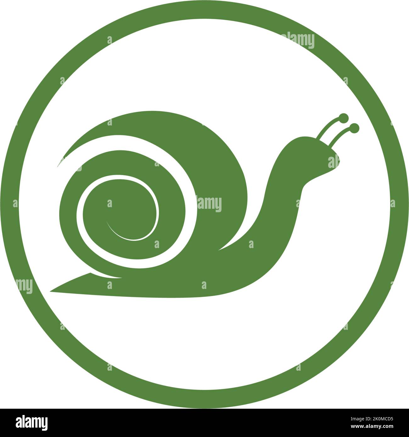 snail logo template vector icon illustration design Stock Vector Image ...