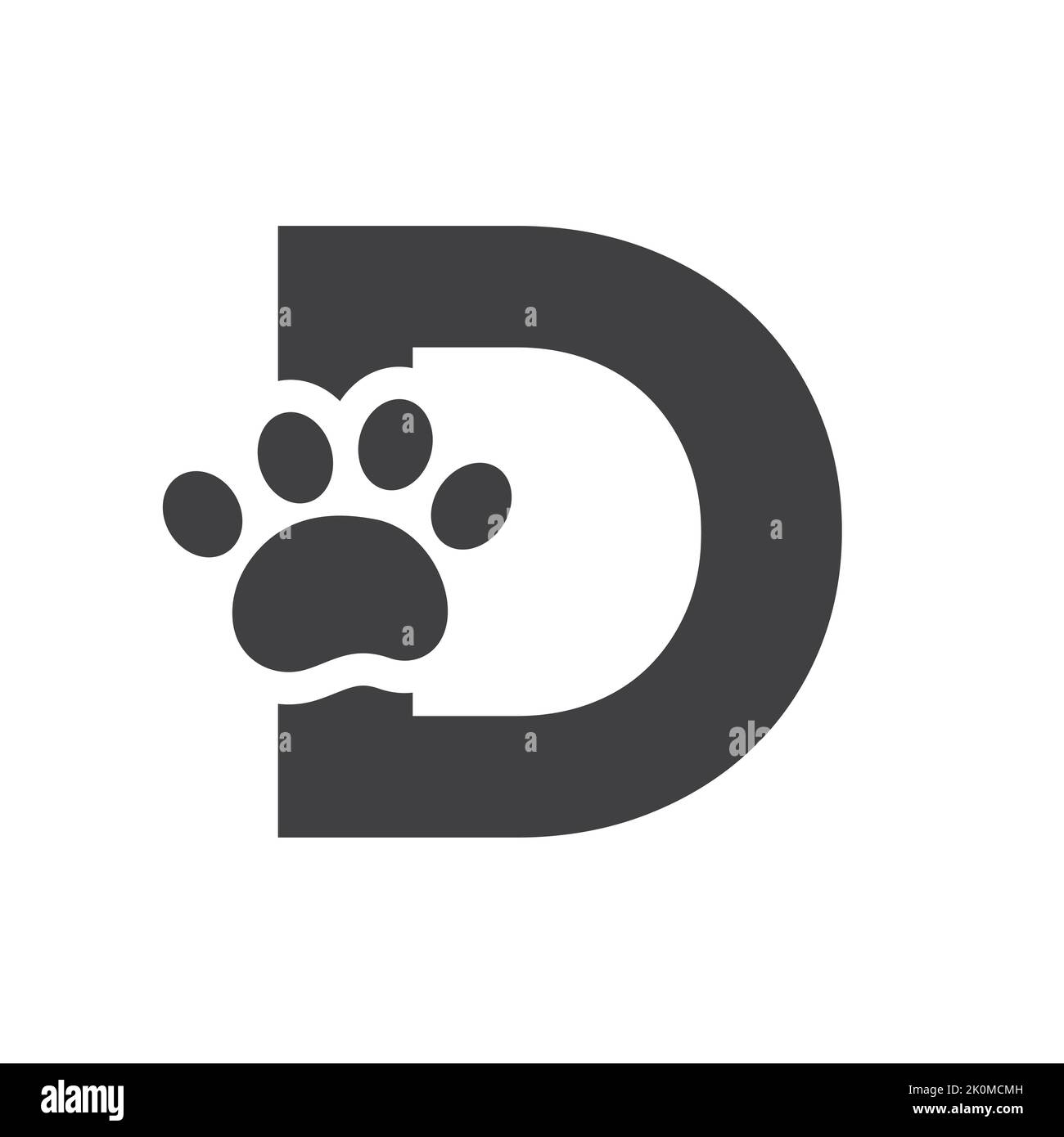 Letter D Pet Care Logo, Dog Logo Design Vector Sign and Symbol Template ...