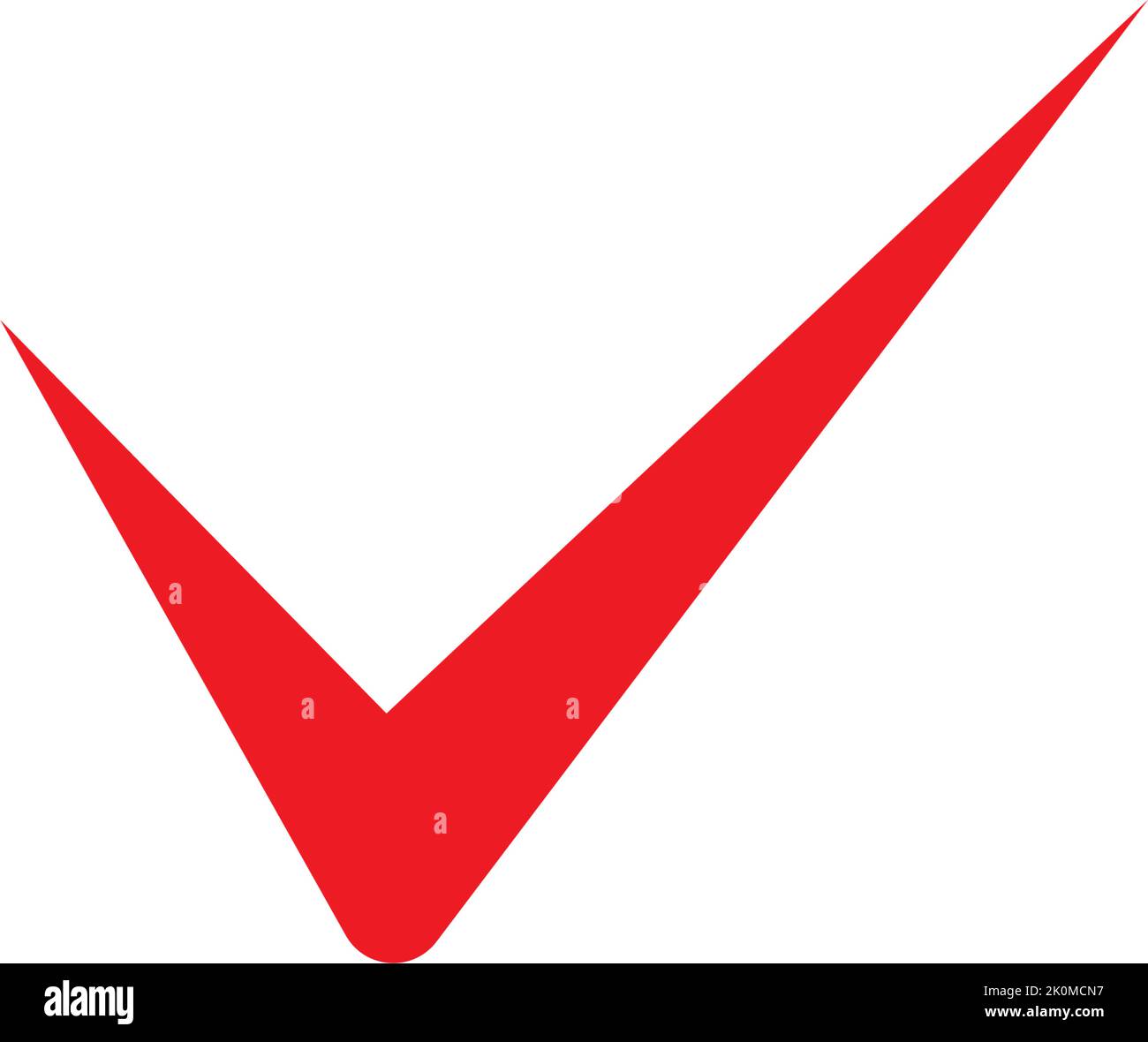 Check mark V Letter Logo Template Stock Vector Image & Art - Alamy