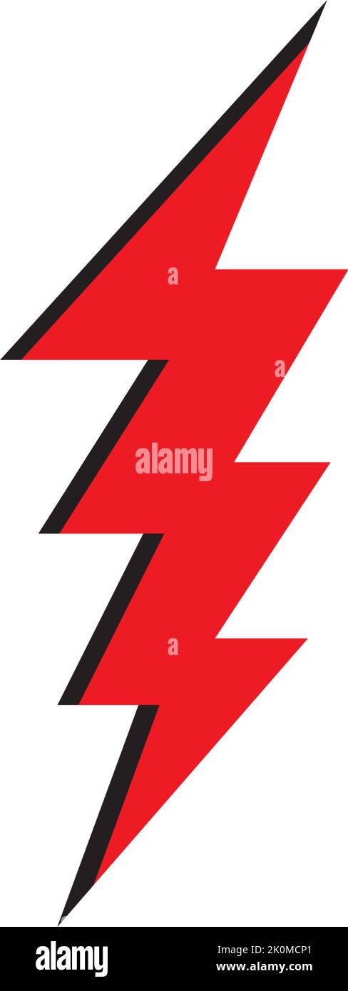 Lightning logo vector vectors Stock Vector Images - Alamy