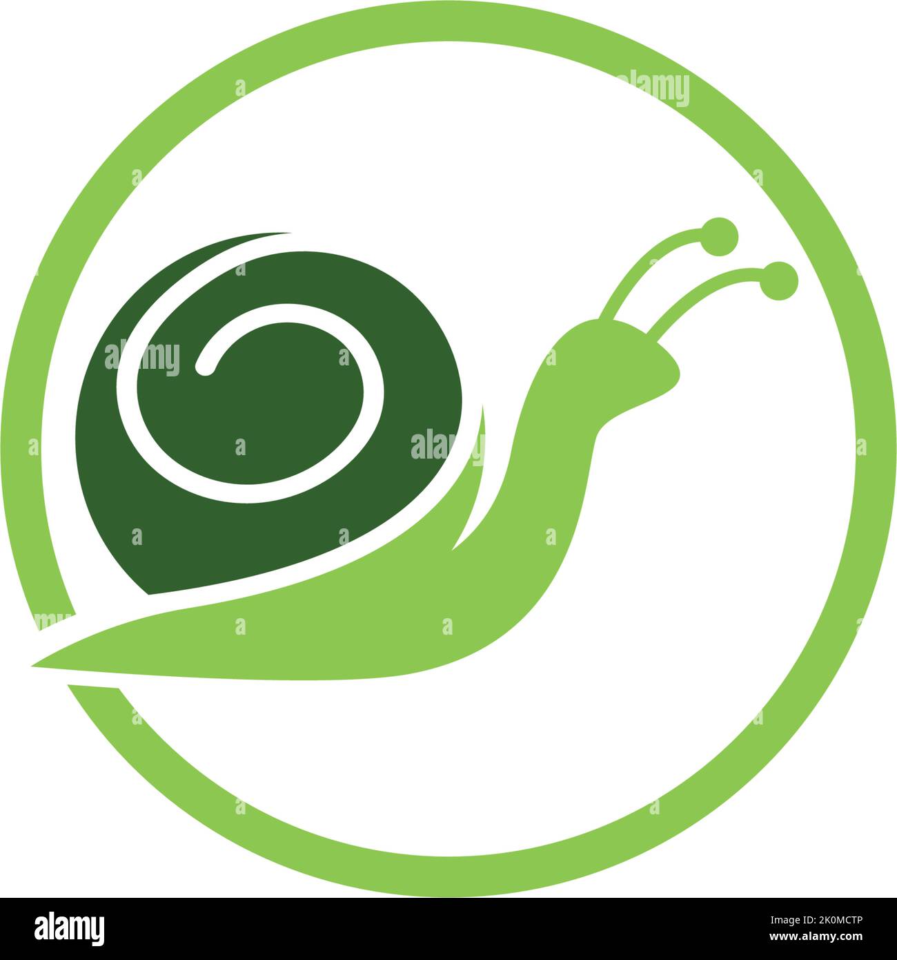 snail logo template vector icon illustration design Stock Vector Image ...