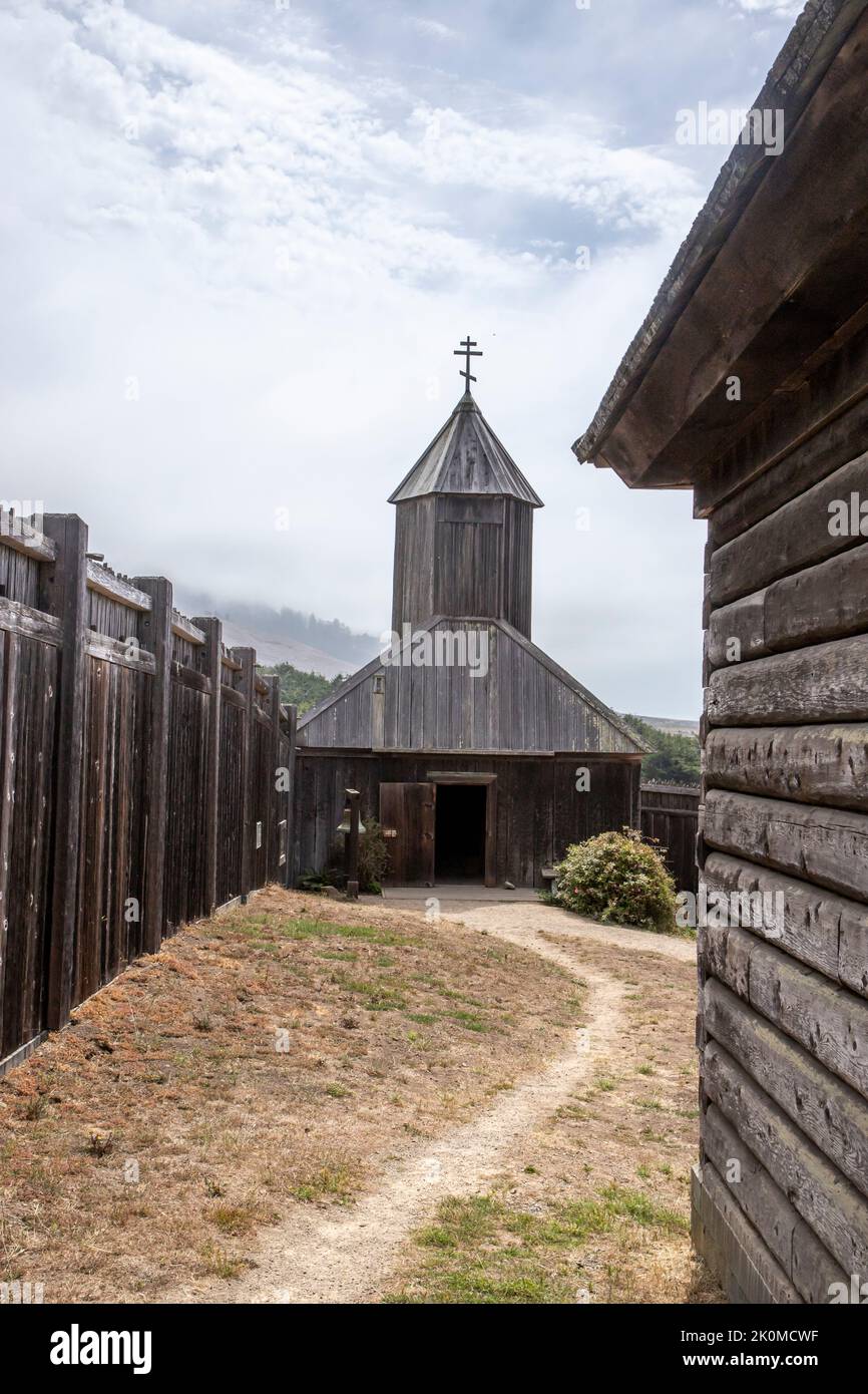 Fort Ross is a historic Russian fort located along Highway 1 in Sonoma ...
