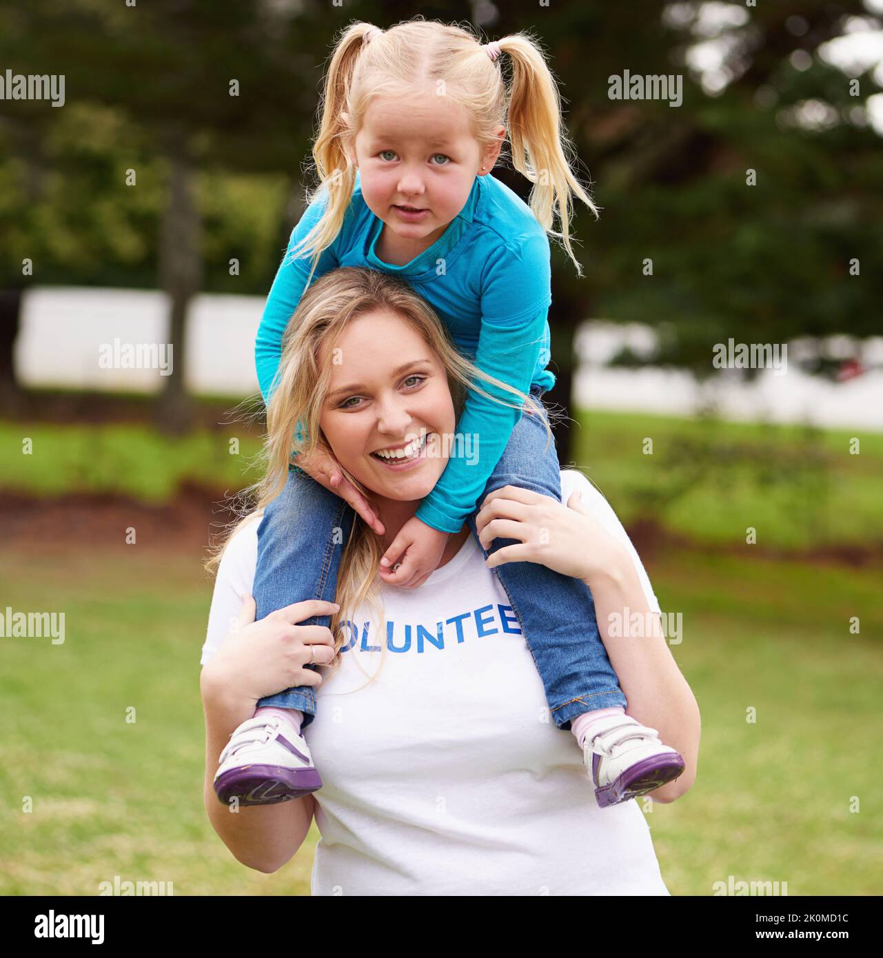 Work for a cause, not applause. volunteers working with little children ...