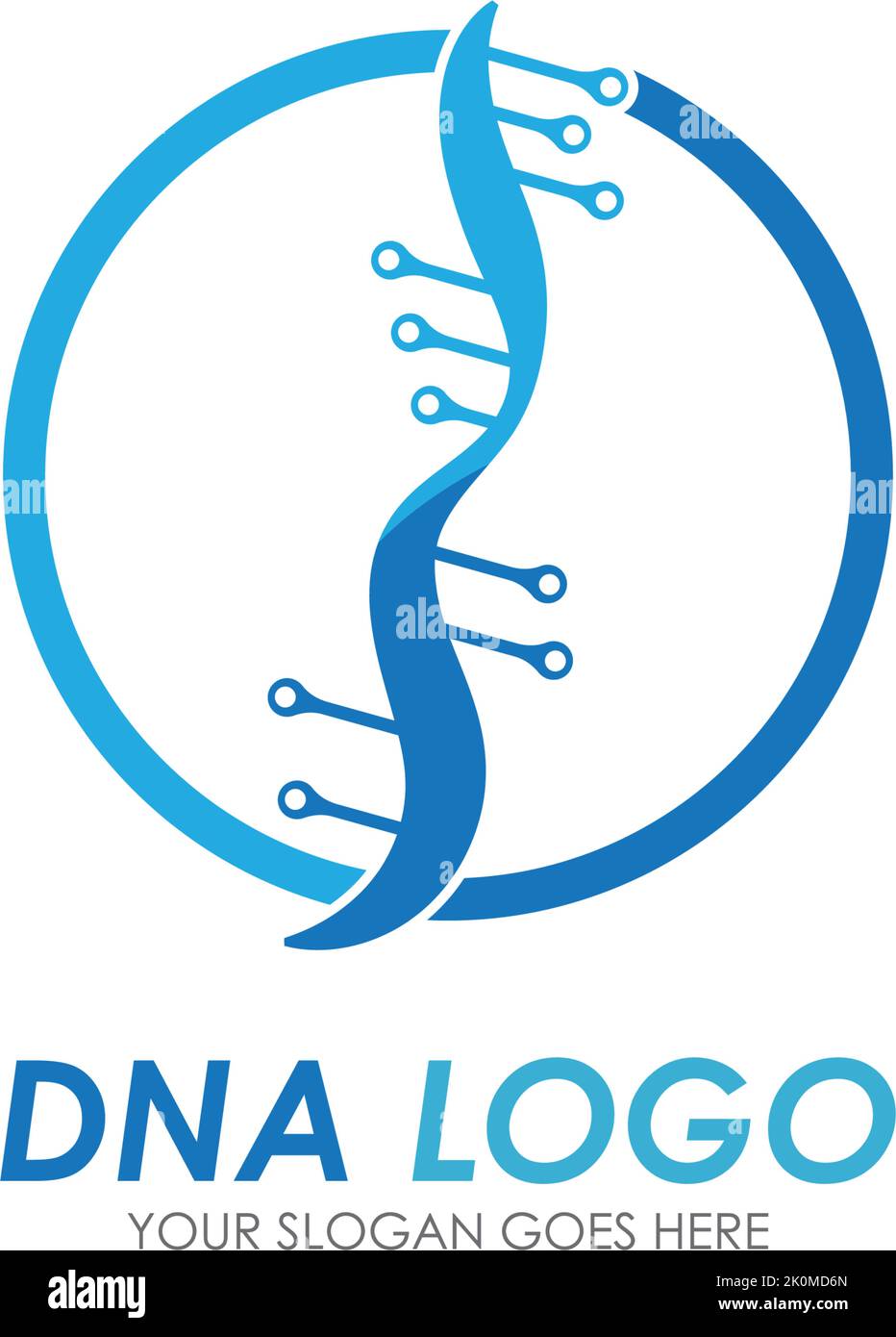 DNA vector logo design template.modern medical logotype.laboratory ...