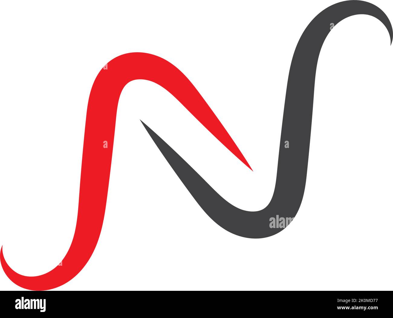 Letter N Logo Template vector design icon Stock Vector Image & Art - Alamy