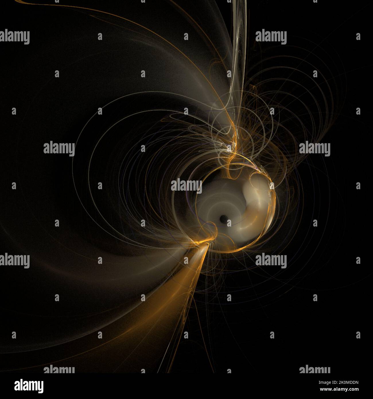 bright graphic color space illustration, star system, rendering, design ...