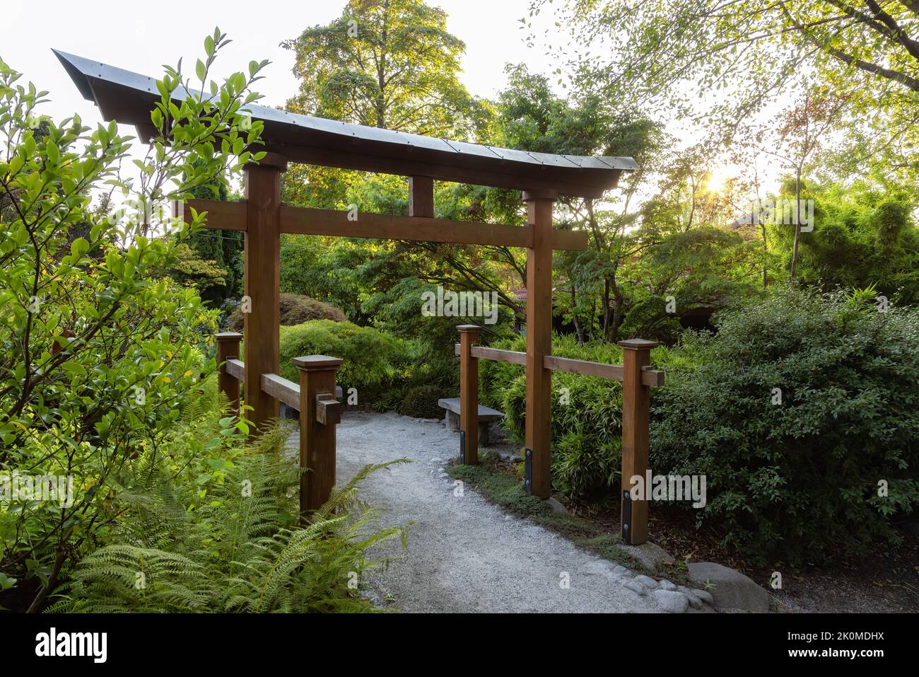 Japanese Garden in Esquimalt Gorge Park, Victoria, Vancouver Island ...