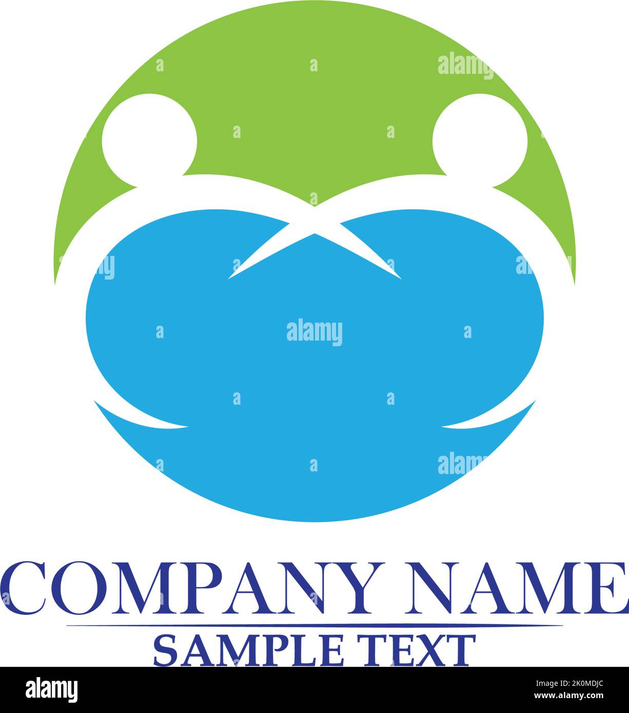 Infinity people Adoption and community care Logo template vector Stock ...