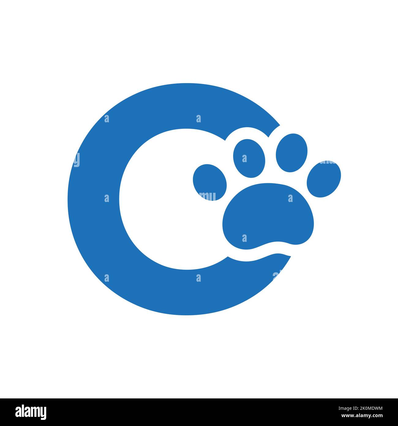 Letter O Dog Logo, Pet Care Logo Design Vector Template Stock Vector ...