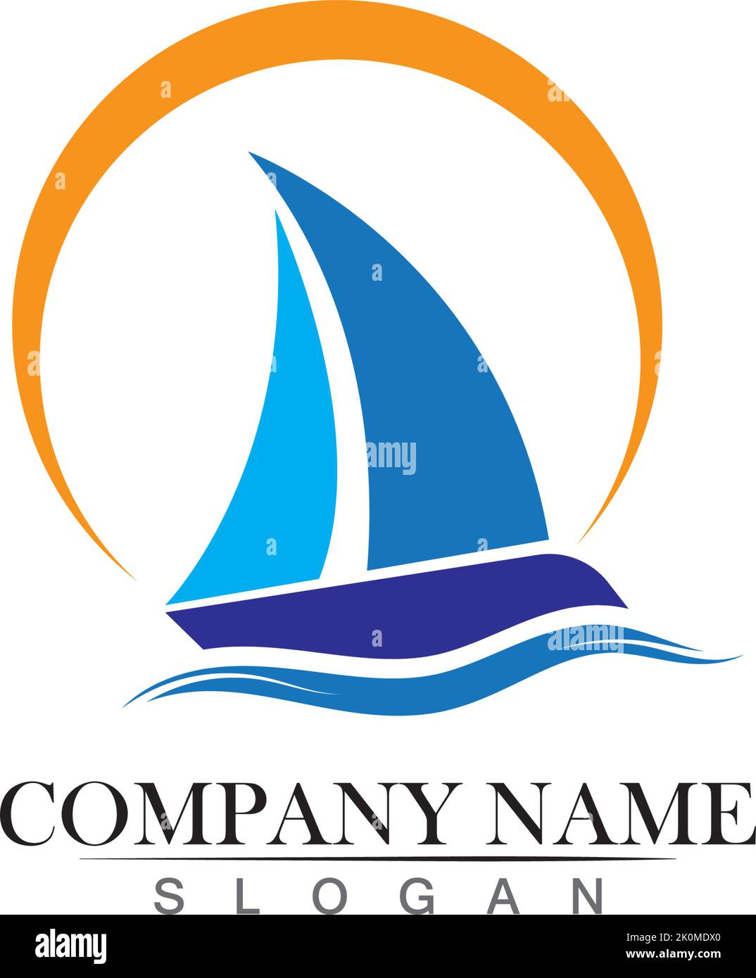 Ocean cruise liner ship silhouette simple linear logo Stock Vector ...