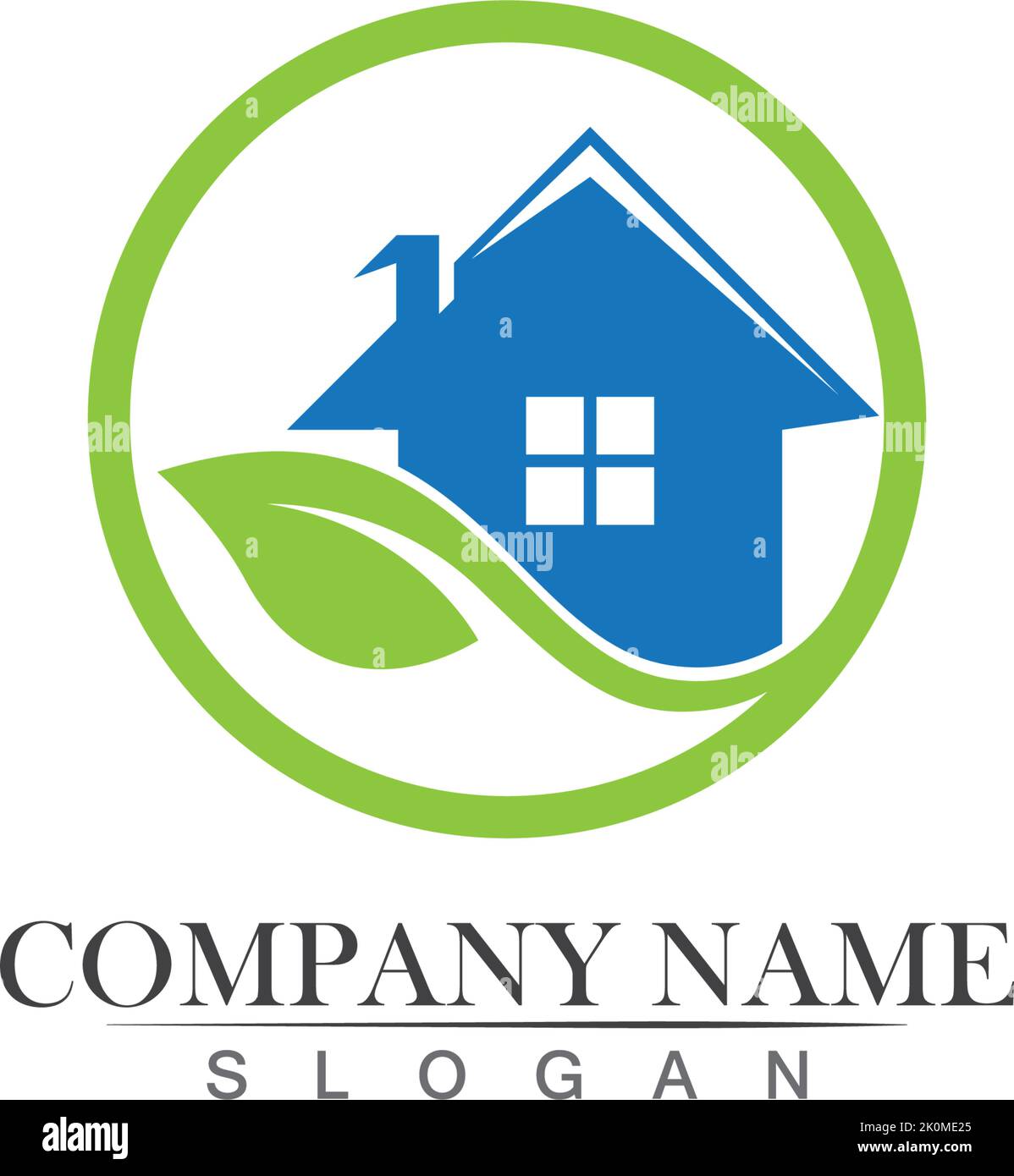 Building Home Nature Logo Design Template Stock Vector Image & Art - Alamy