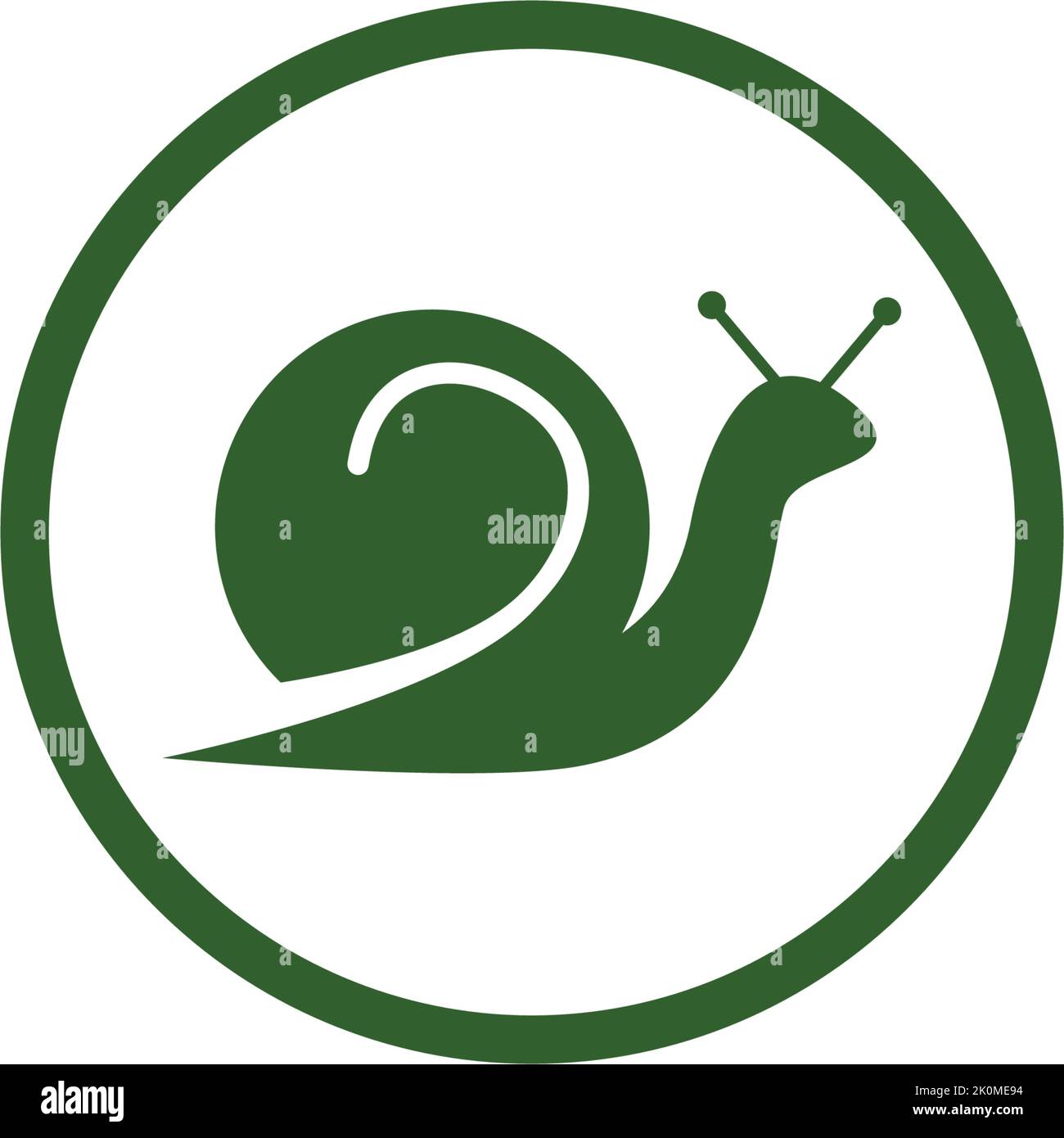 snail logo template vector icon illustration design Stock Vector Image ...