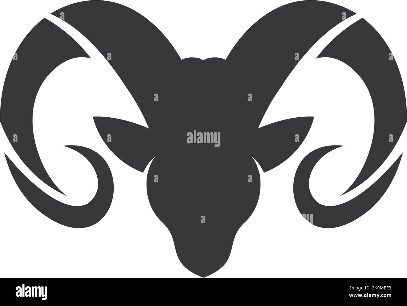 Ram Horns Vector logo Icons Template Stock Vector Image & Art - Alamy