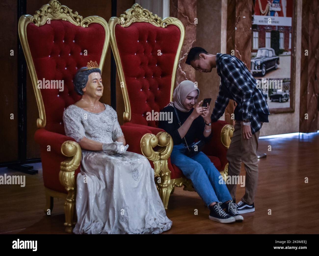 Batu City, East Java, Indonesia. 12th Sep, 2022. Residents visit and ...