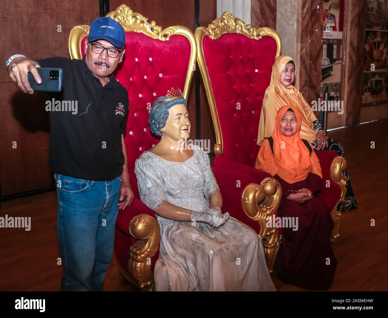 Batu City, East Java, Indonesia. 12th Sep, 2022. Residents visit and ...