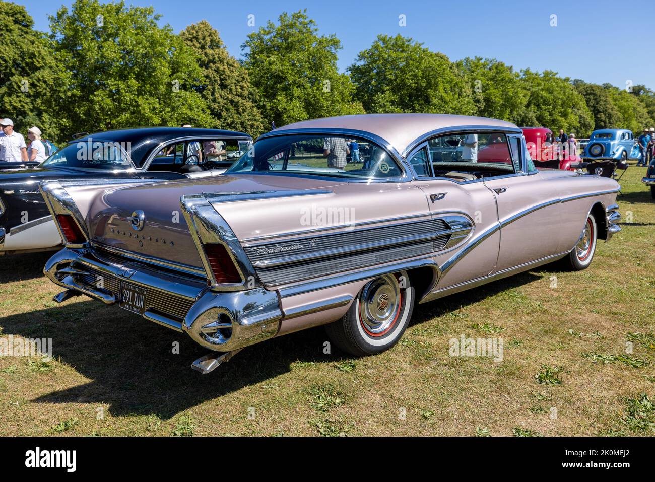 1958 Buick Roadmaster 75 Riviera sedan ‘291 XUW’ on display at the ...