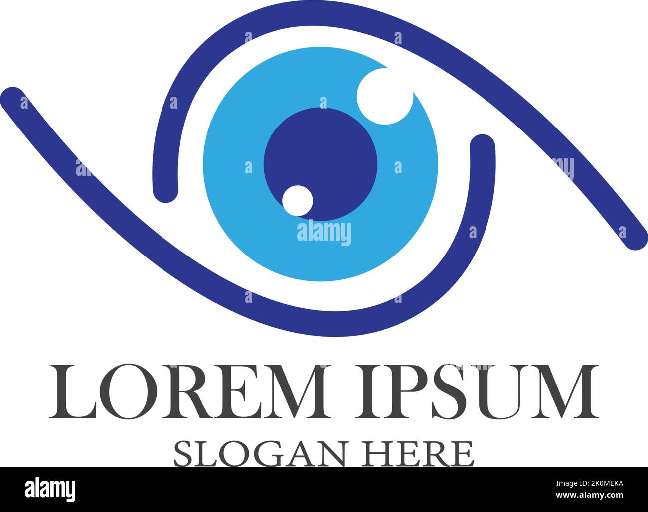 Branding Identity Corporate Eye Care vector logo design icon Stock ...