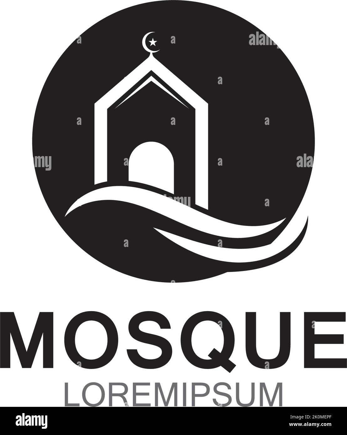 Mosque logo hi-res stock photography and images - Alamy