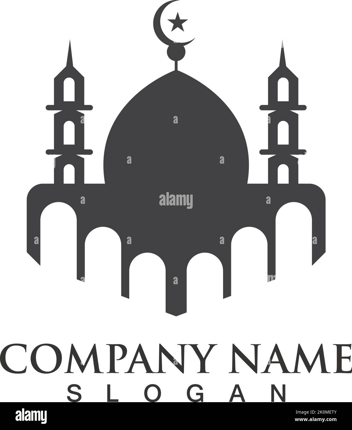 mosque logo and symbol vector icon template Stock Vector Image & Art ...