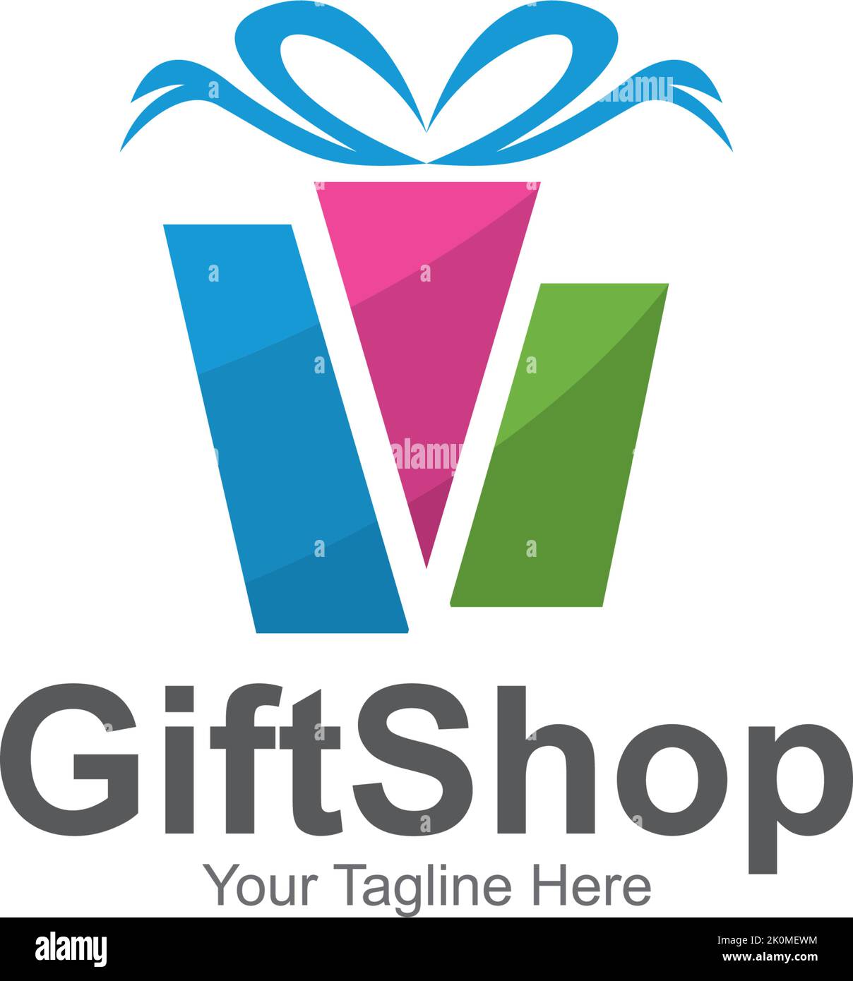 Gift Shop Logo Symbol Template Design Vector, Emblem, Design Concept ...
