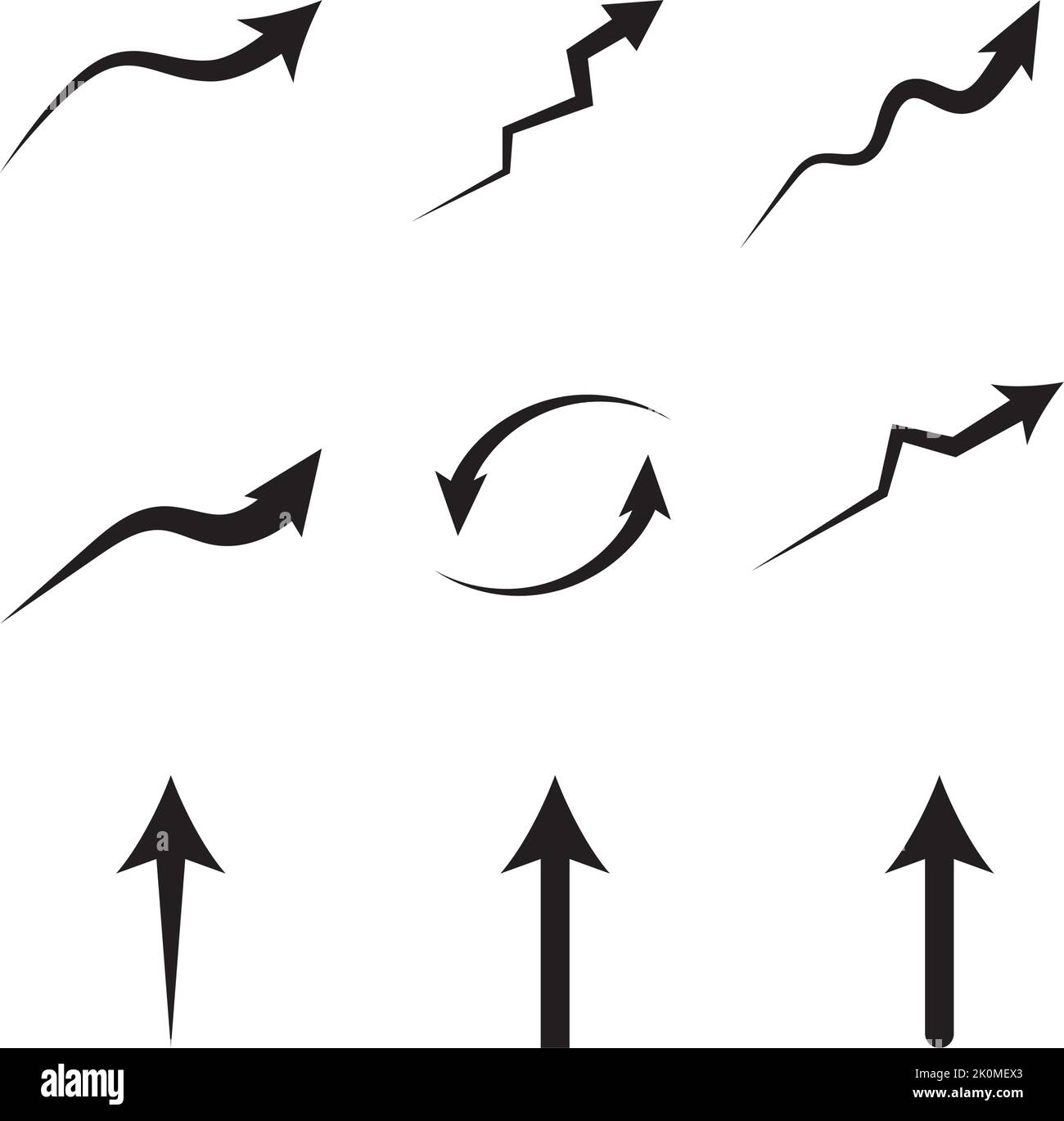 Arrows vector illustration icon Logo Template design Stock Vector Image ...