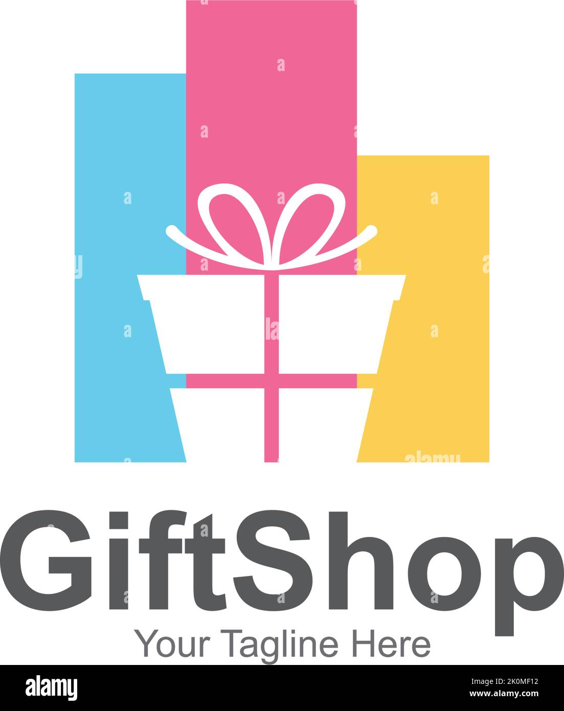 Gift Shop Logo Symbol Template Design Vector, Emblem, Design Concept ...