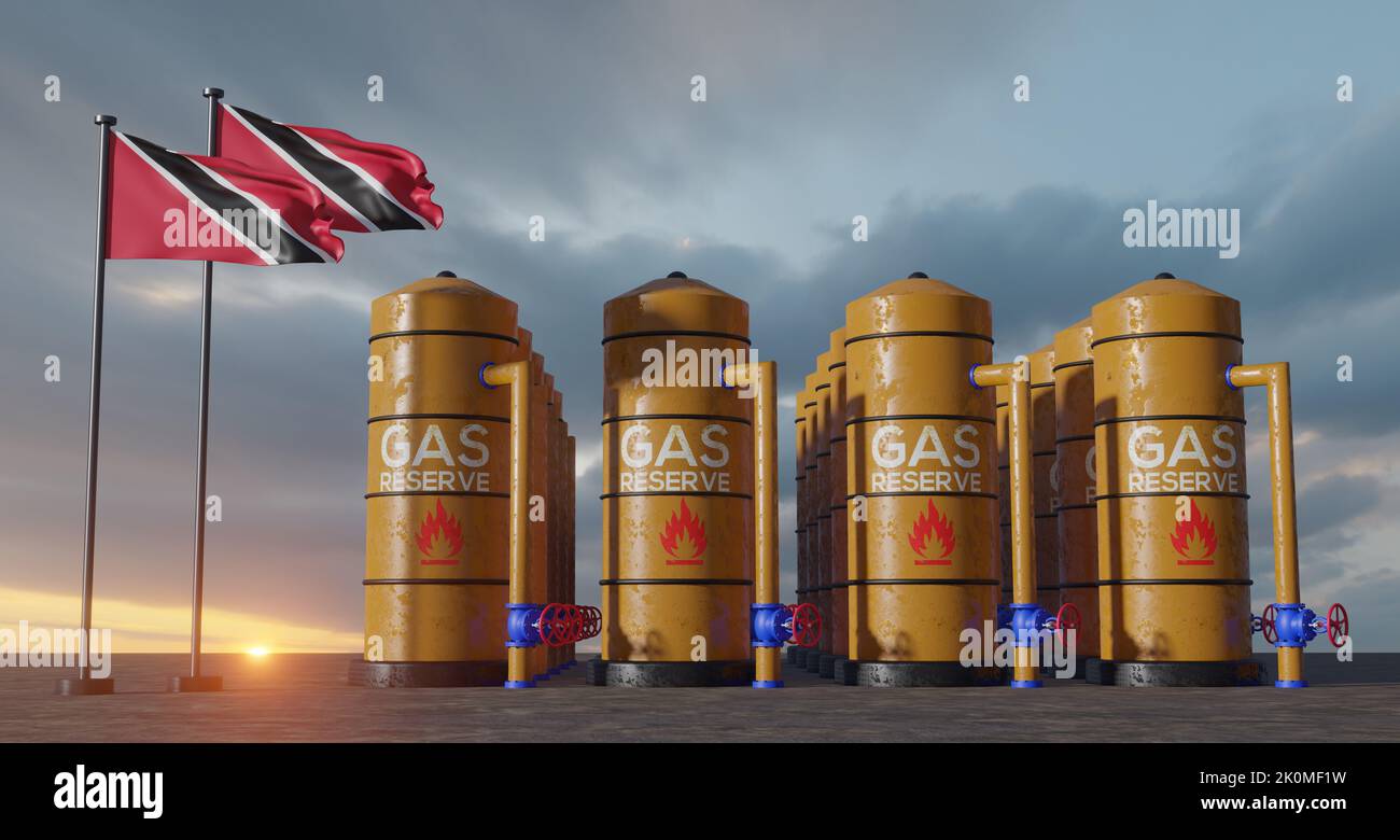 Trinidad and Tobago gas reserve, Trinidad and Tobago Gas storage ...