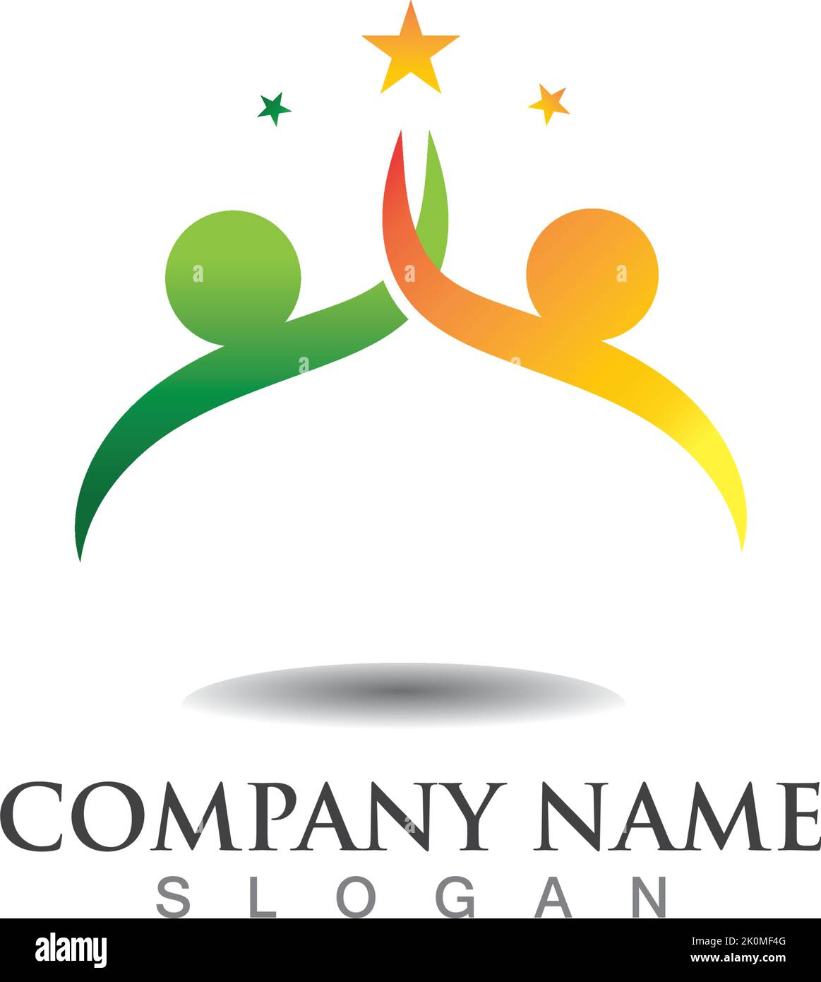 Community people care logo and circle symbols template Stock Vector ...