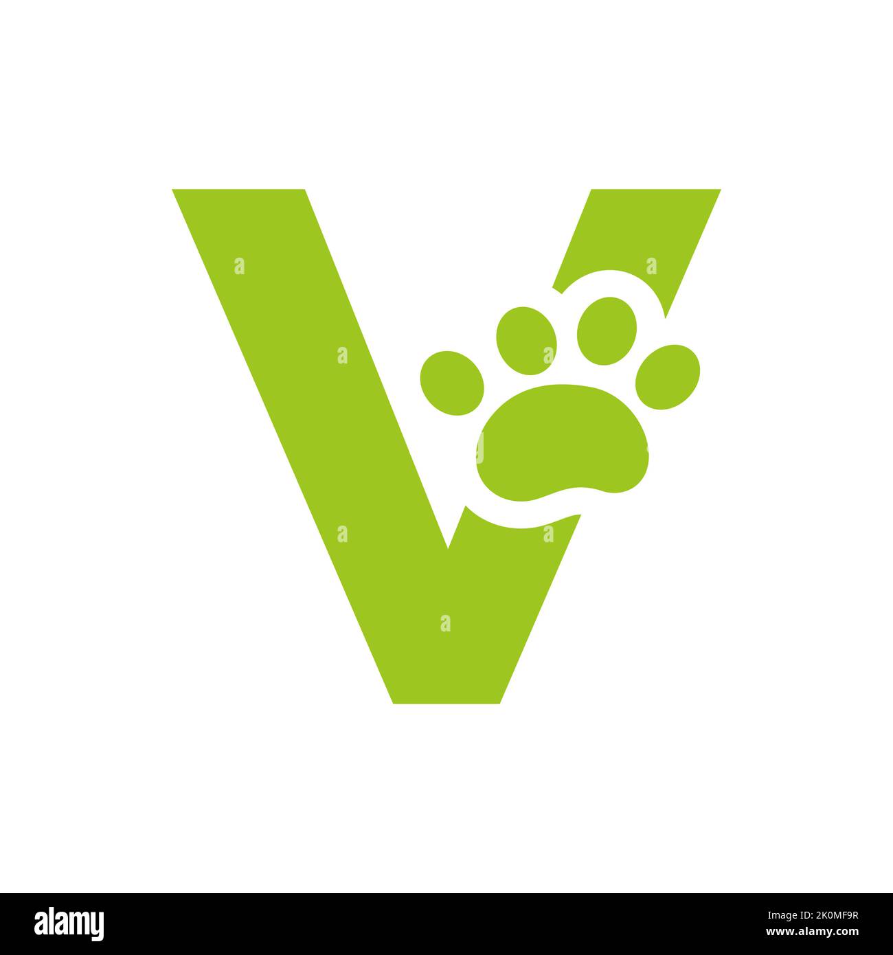 Letter V Pet Care Logo, Dog Logo Design Vector Sign and Symbol Template ...