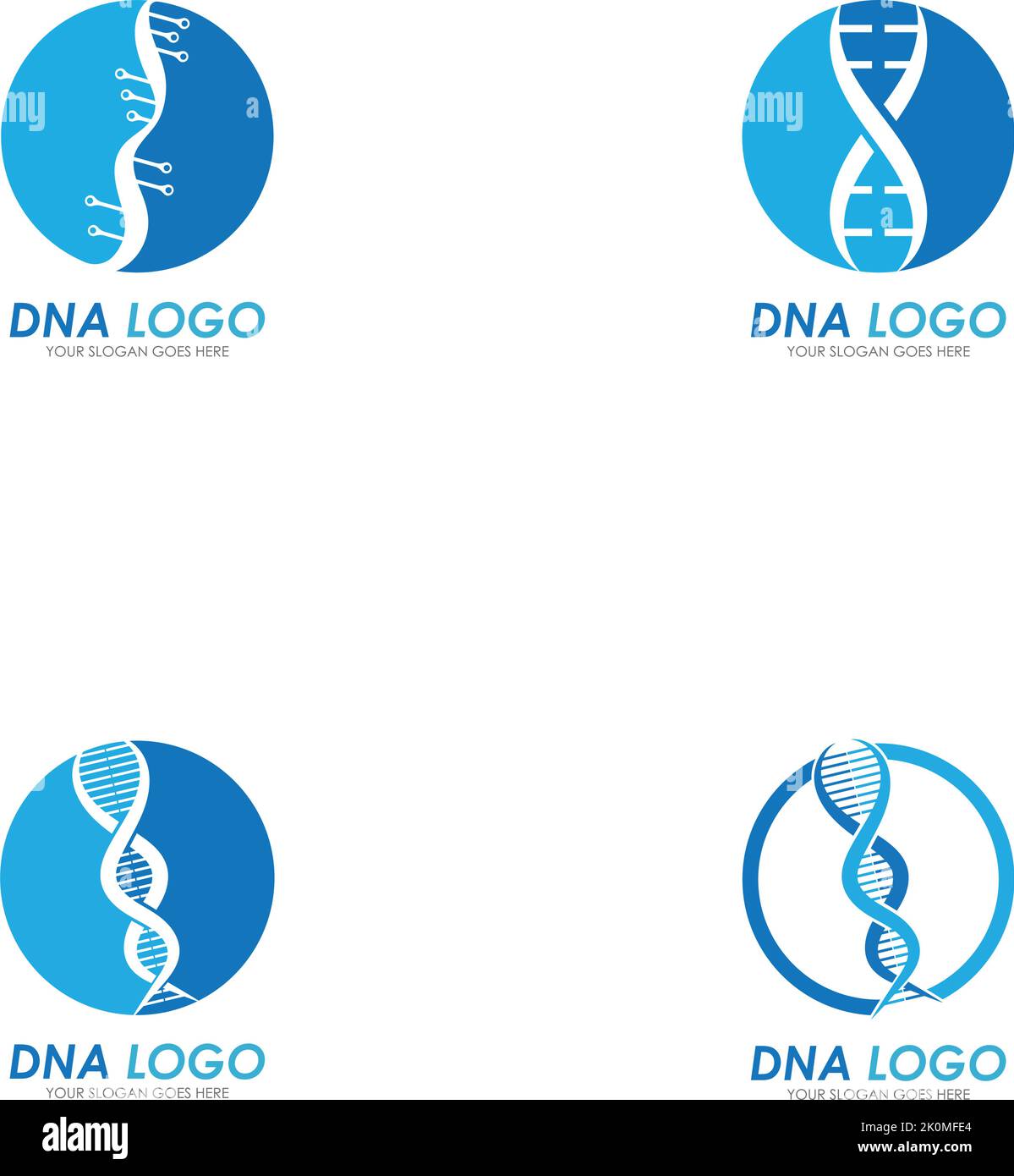 DNA vector logo design template.modern medical logotype.laboratory ...