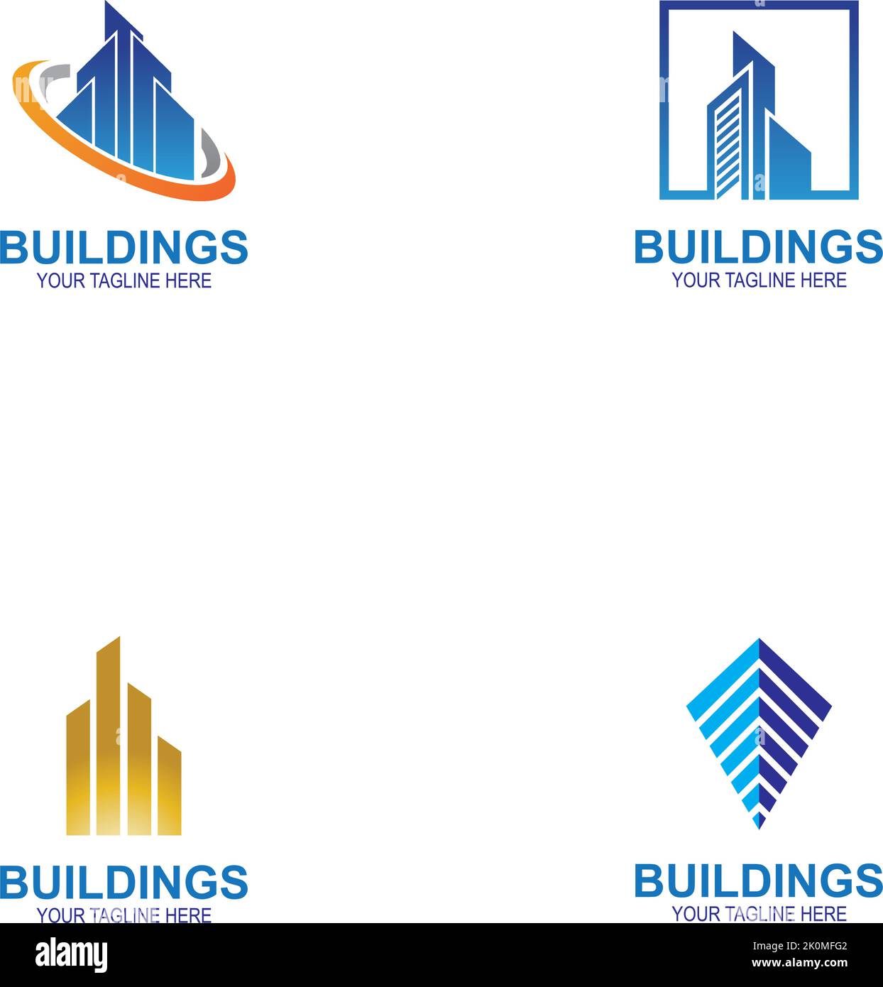Set of Building and Construction Logo Vector Design. Real Estate Logo ...