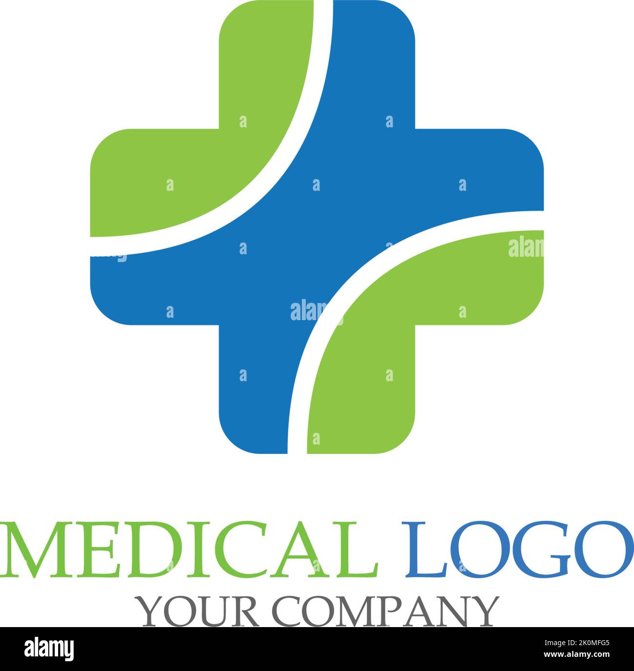 Medical logo template Stock Vector Images - Alamy
