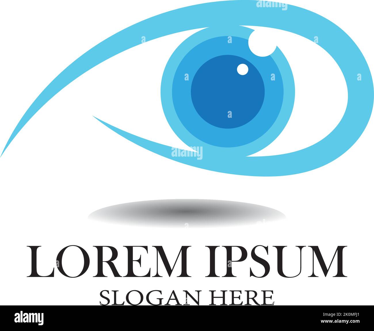 Eye care logo and symbols template vector icons app Stock Vector Image ...