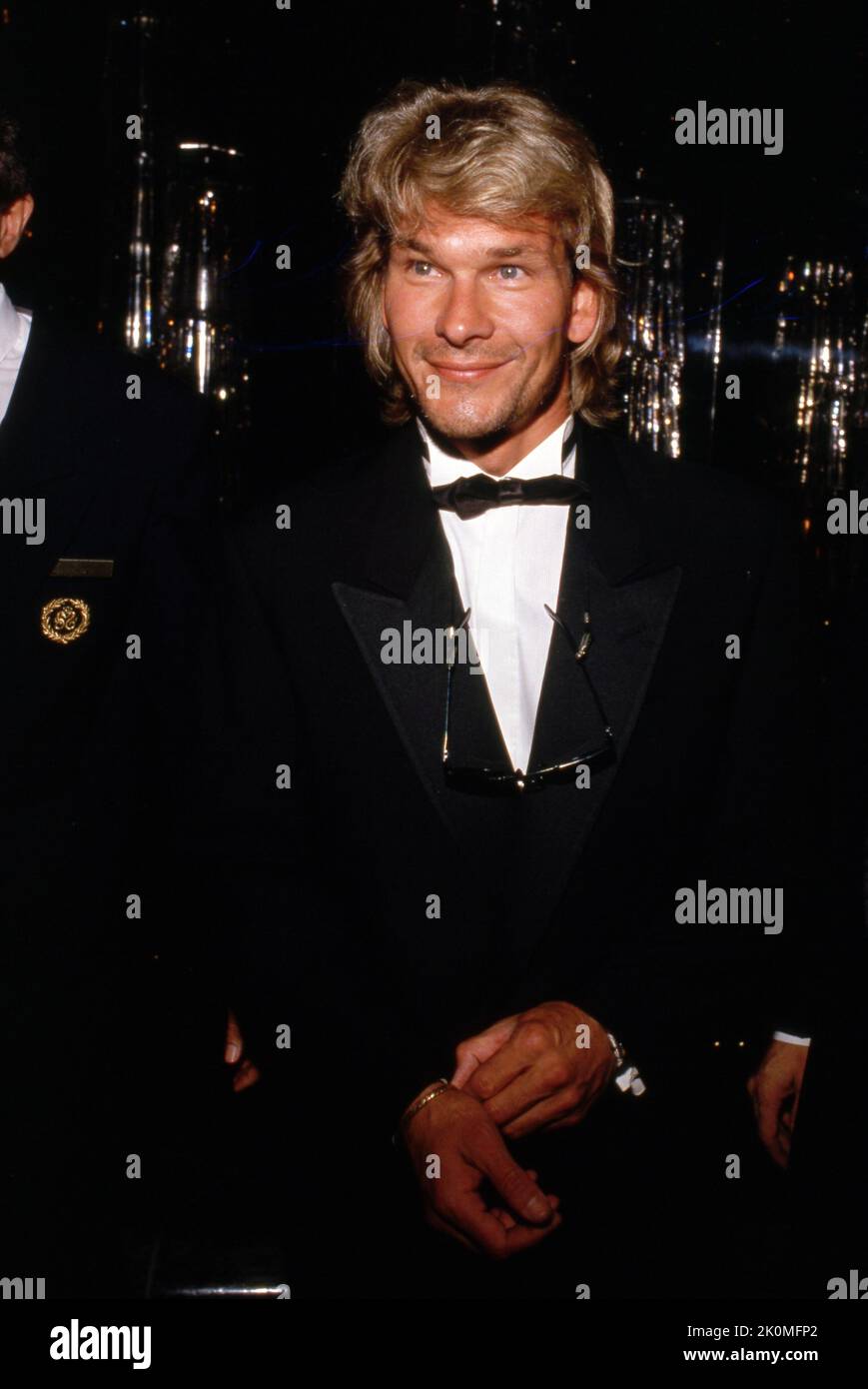 Patrick Swayze at the Crystal Gala at Sea on July 21, 1990 in San Pedro ...