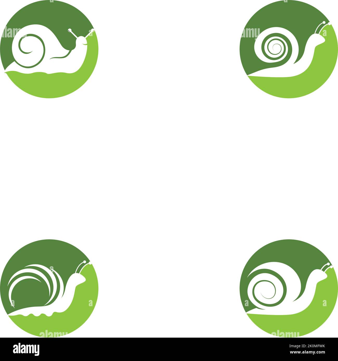 snail logo template vector icon illustration design Stock Vector Image ...
