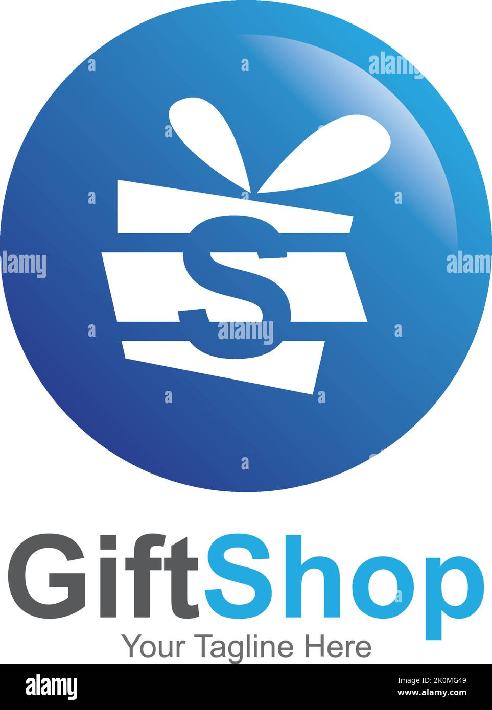 Gift Shop Logo Symbol Template Design Vector, Emblem, Design Concept ...