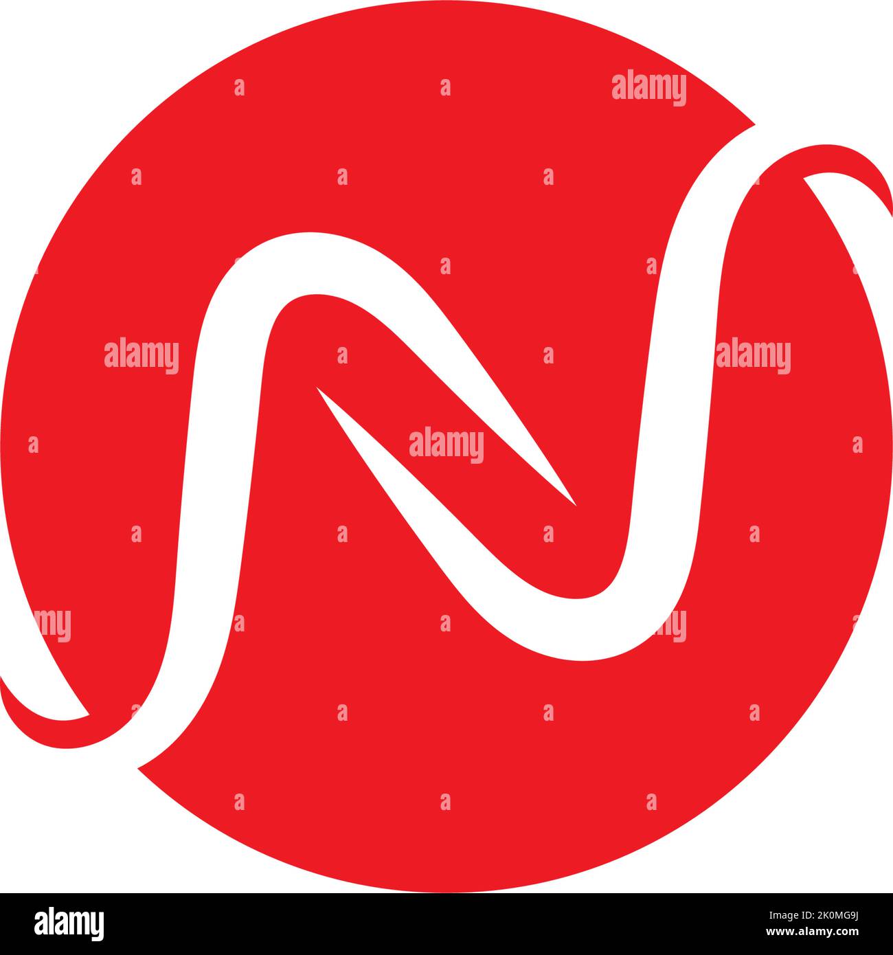 Letter N Logo Template vector design icon Stock Vector Image & Art - Alamy