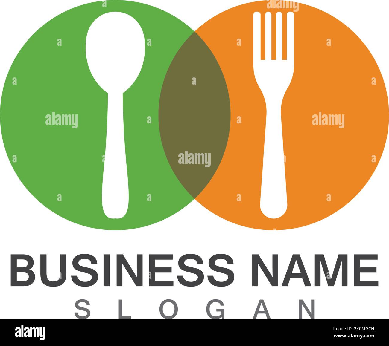 Fork, knife and spoon icon logo vector template.design for restaurant ...