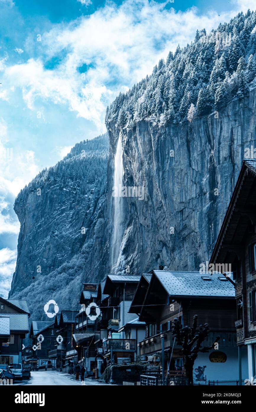 Swiss waterfall hi-res stock photography and images - Alamy
