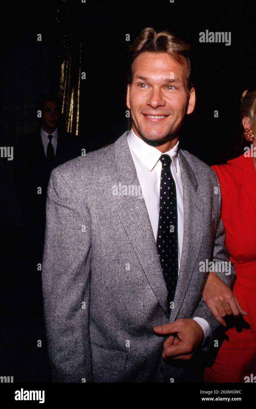 Patrick Swayze at the Hollywood Women's Press Club's 50th Annual Golden ...