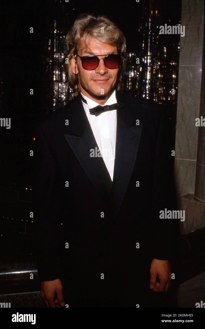 Patrick Swayze at the Crystal Gala at Sea on July 21, 1990 in San Pedro ...