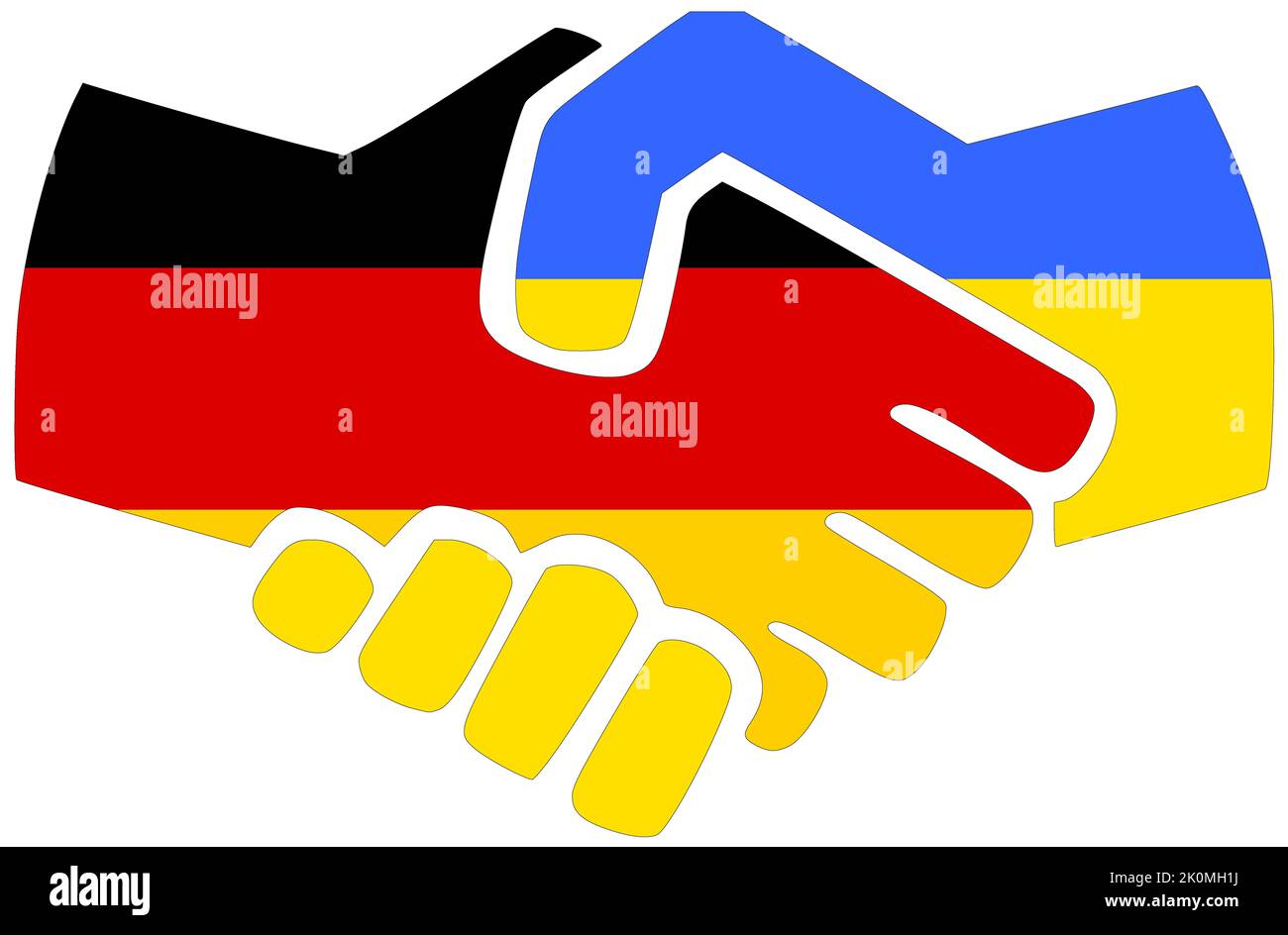 Germany ukraine handshake symbol hi-res stock photography and images ...